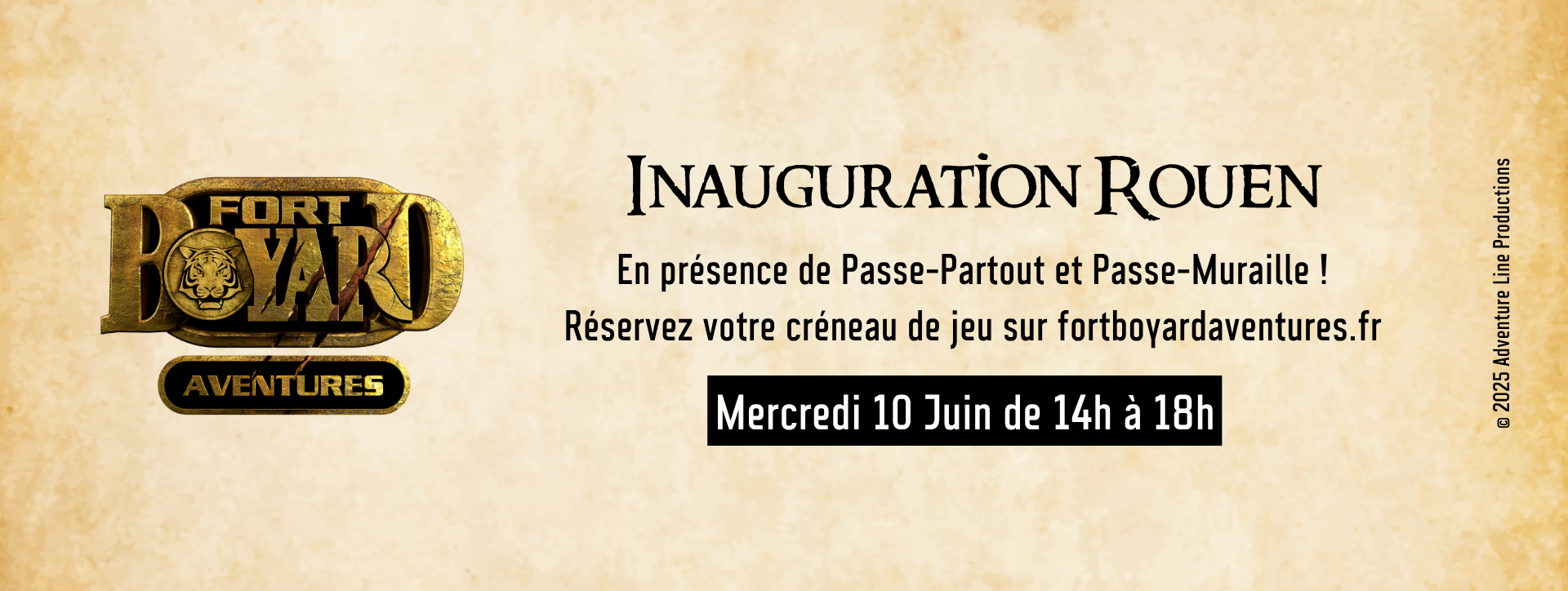 Inauguration Rouen - Fort Boyard Aventures